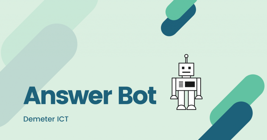 人工智慧 Answer bot - DEMETER ICT